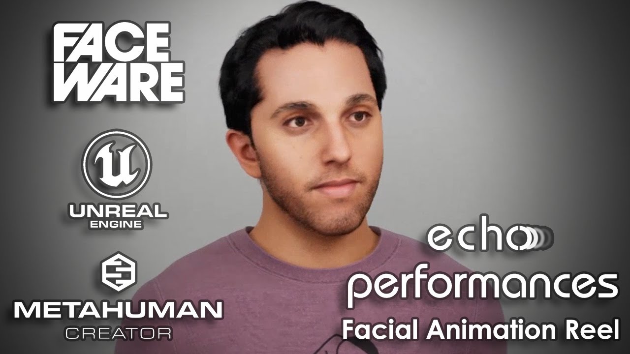 echo performances | facial animation reel (2023) - YouTube
