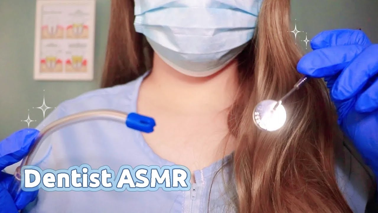 ASMR Teeth Cleaning & Dental Caries Treatment💙 (Dentist Roleplay) - YouTube