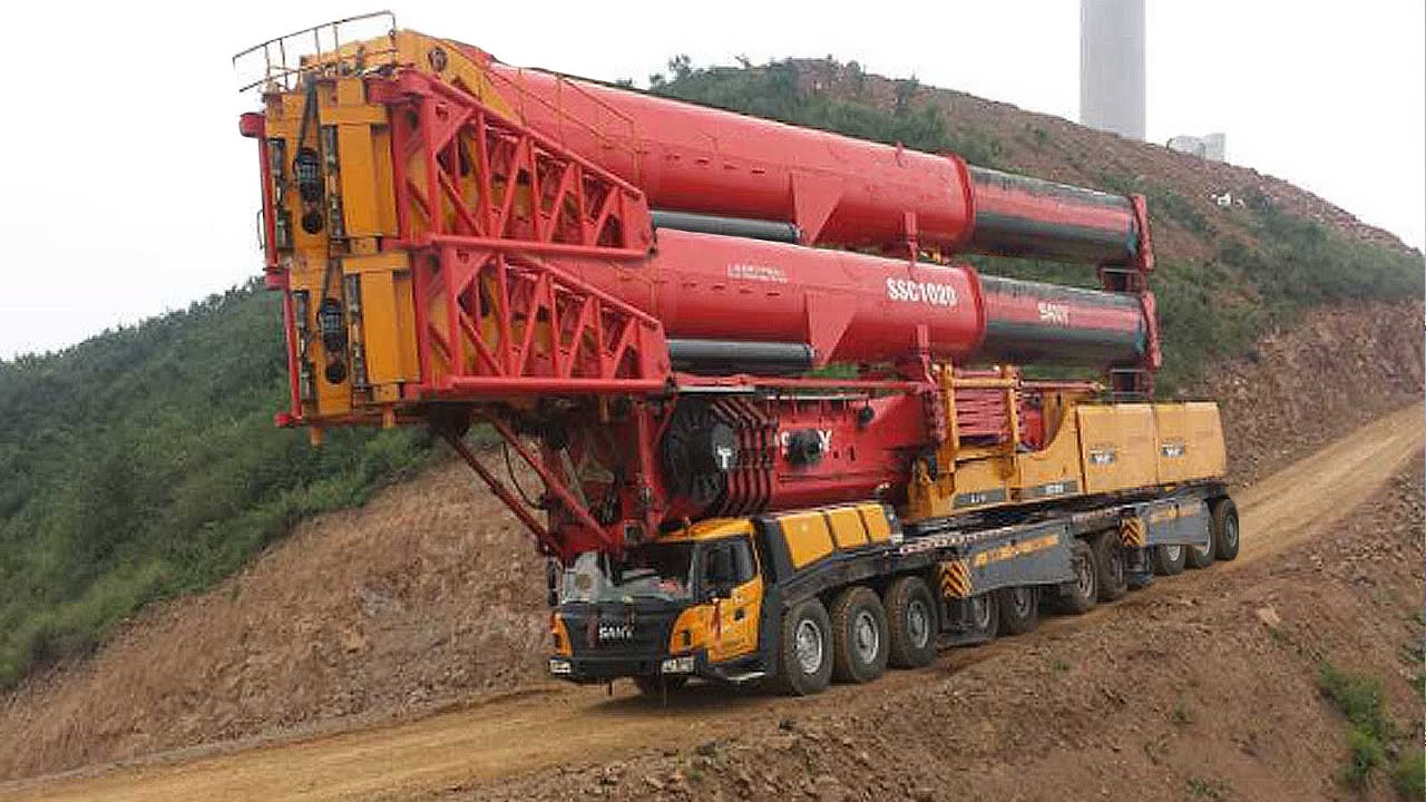 Crane Of The Day Episode 40 | Sany SSC1020 - YouTube