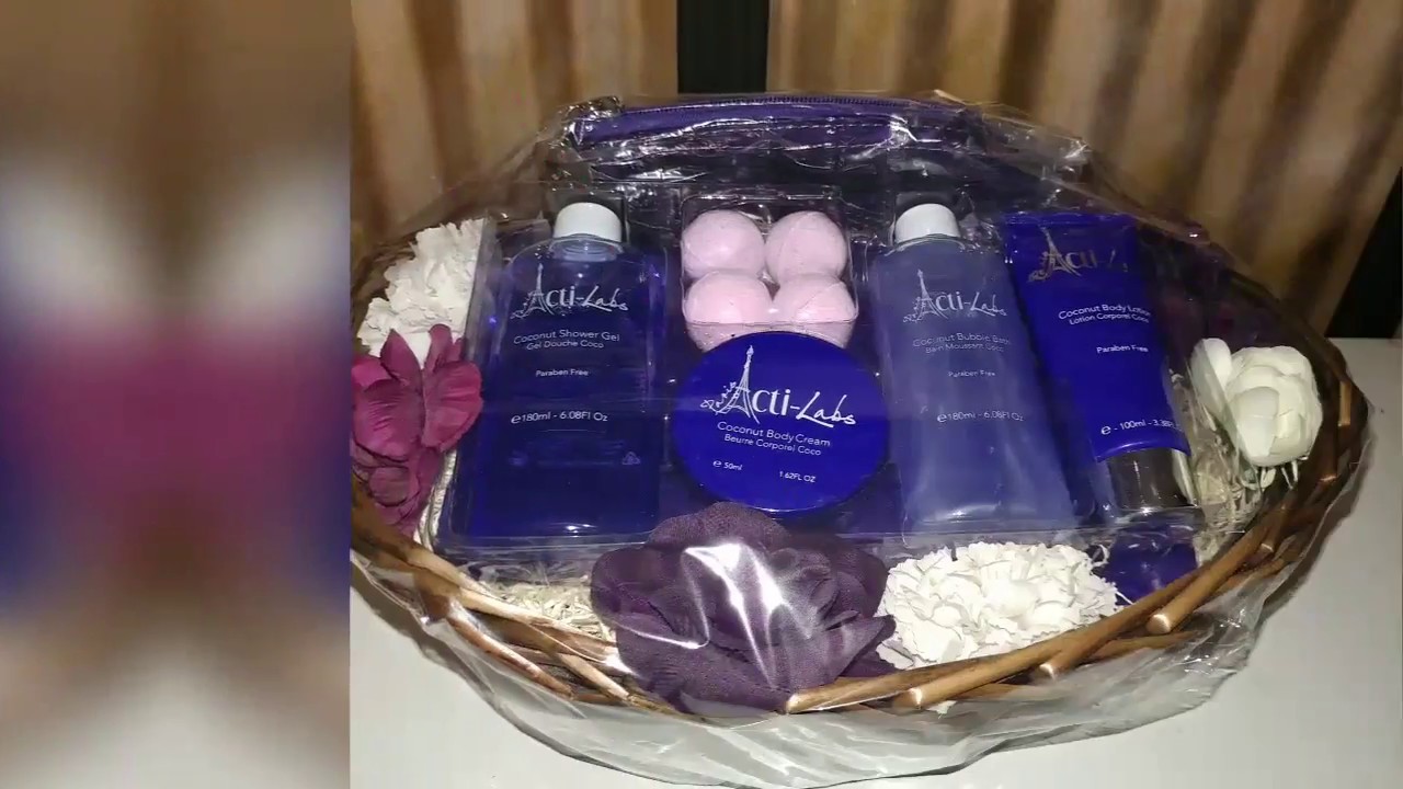 How to make a bath & body gift basket - YouTube