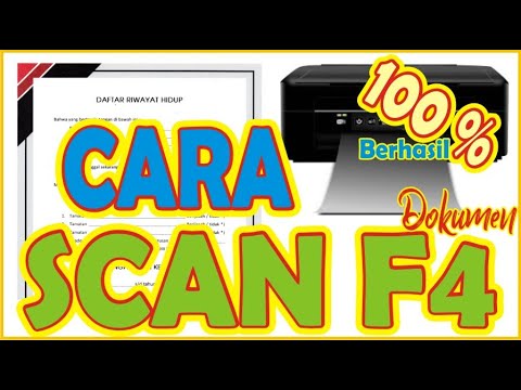 Cara Membuat Scan Dokumen F4‼️di Scanner A4 || Trik Jitu Scan Dokumen ...