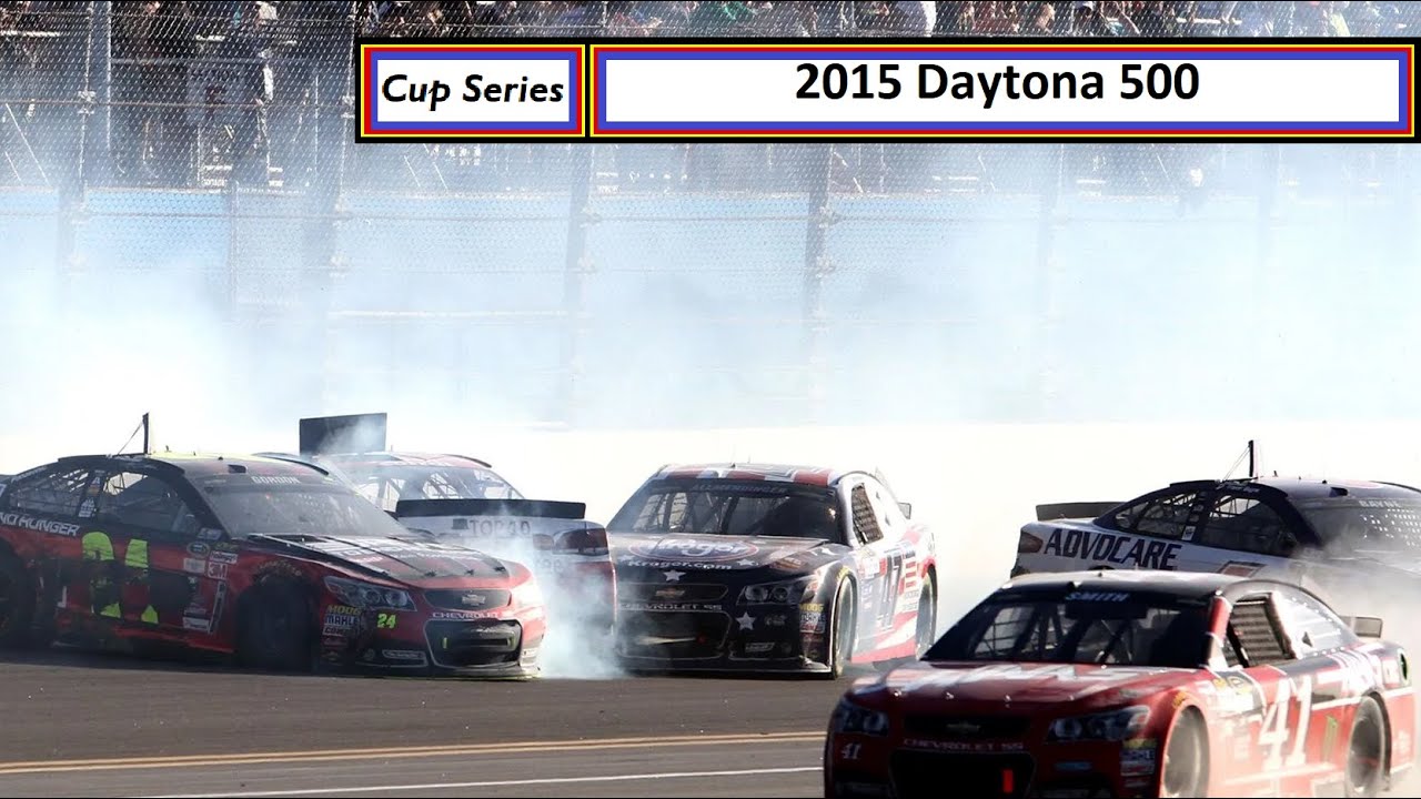 All NASCAR Crashes from the 2015 Daytona 500 - YouTube