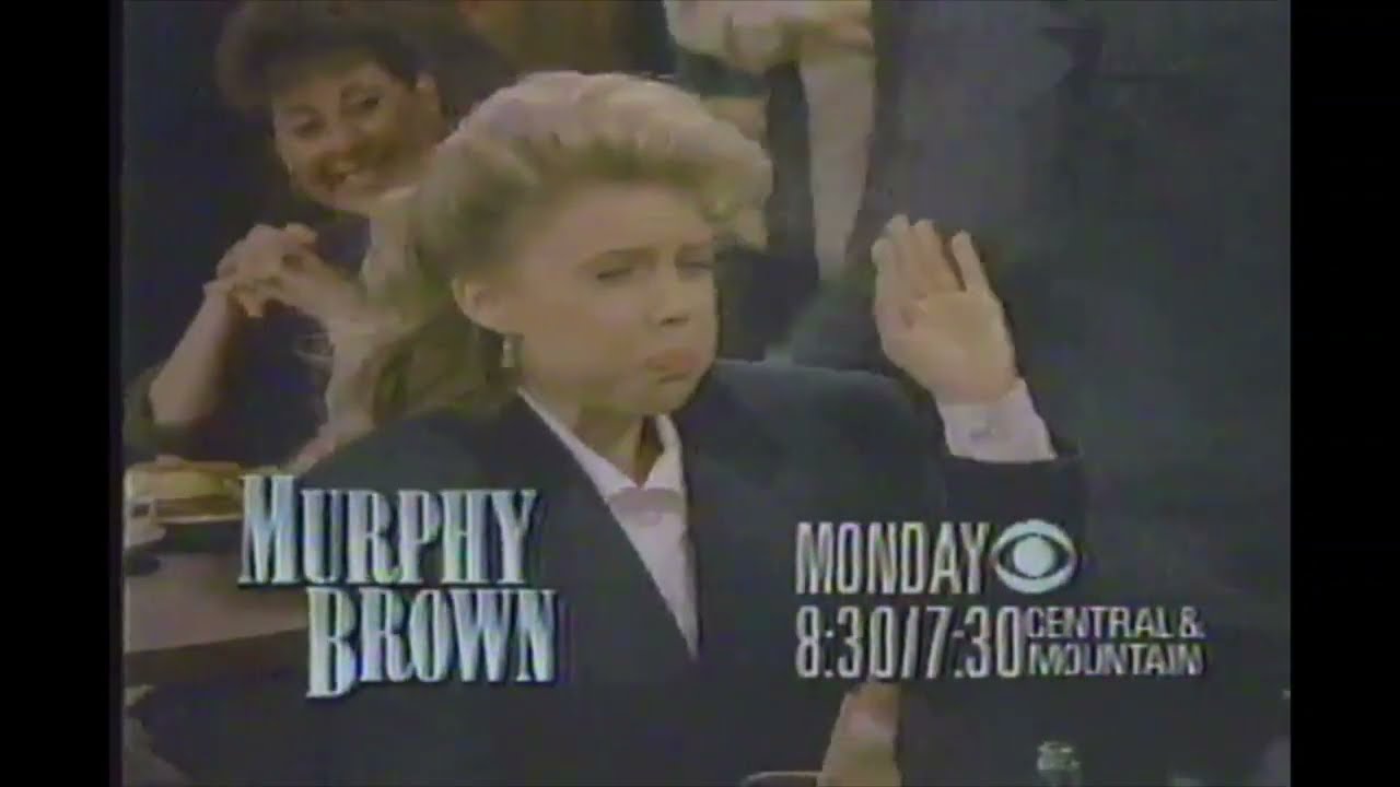 1989 Murphy Brown - Smoking TV Show Promo - YouTube