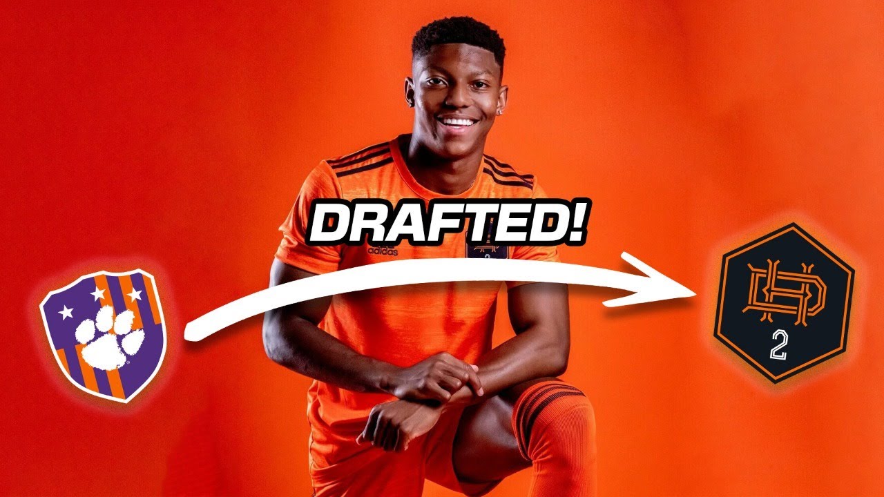 Drafted From D1 Soccer To Houston Dynamo | Isaiah Reid - YouTube