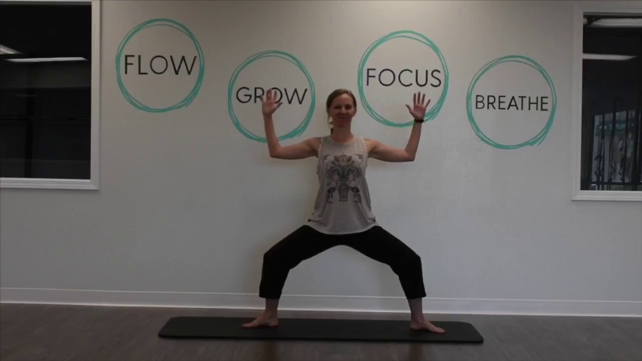 Exercise Demo: Goddess Pose - YouTube