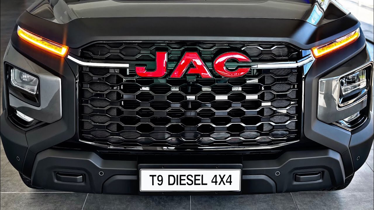 All New JAC T9 Diesel 4x4 2025 Grey Color | Luxury Pickup Truck | in ...