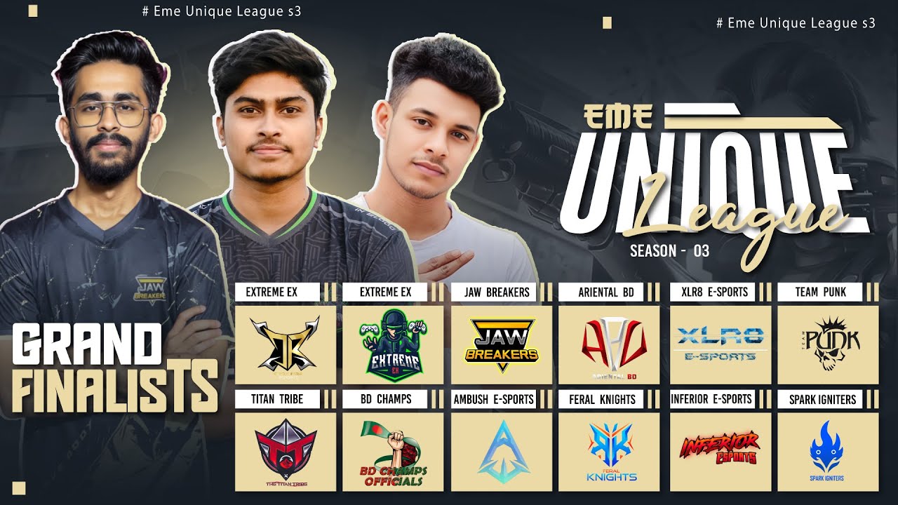 [ 🔴EME GRAND FINAL ] EME EME UNIQUE LEAGUE|| SEASON 3 || EASY MONEY ...