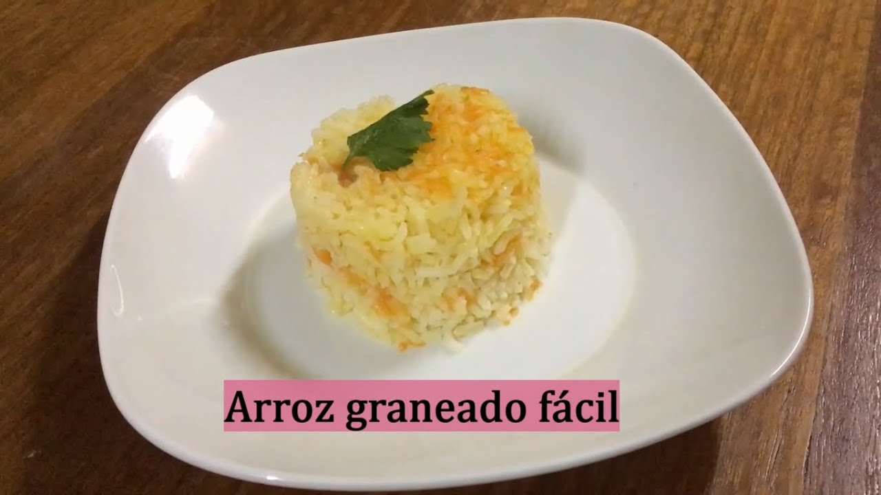 Arroz Graneado Fácil | Ricuras con Sabor - YouTube