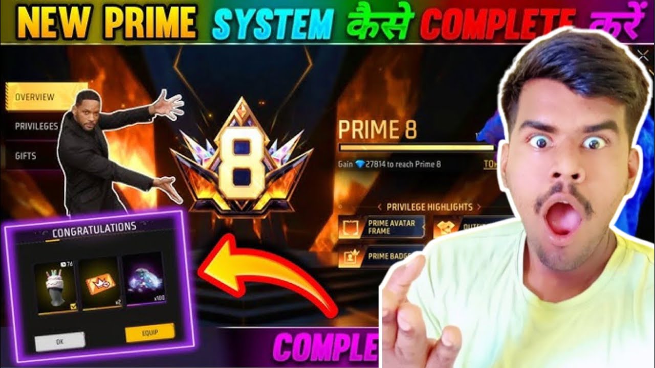 🔥 Free Fire Prime Event Level 8 Tips & Tricks 💥 | Fastest Way to ...