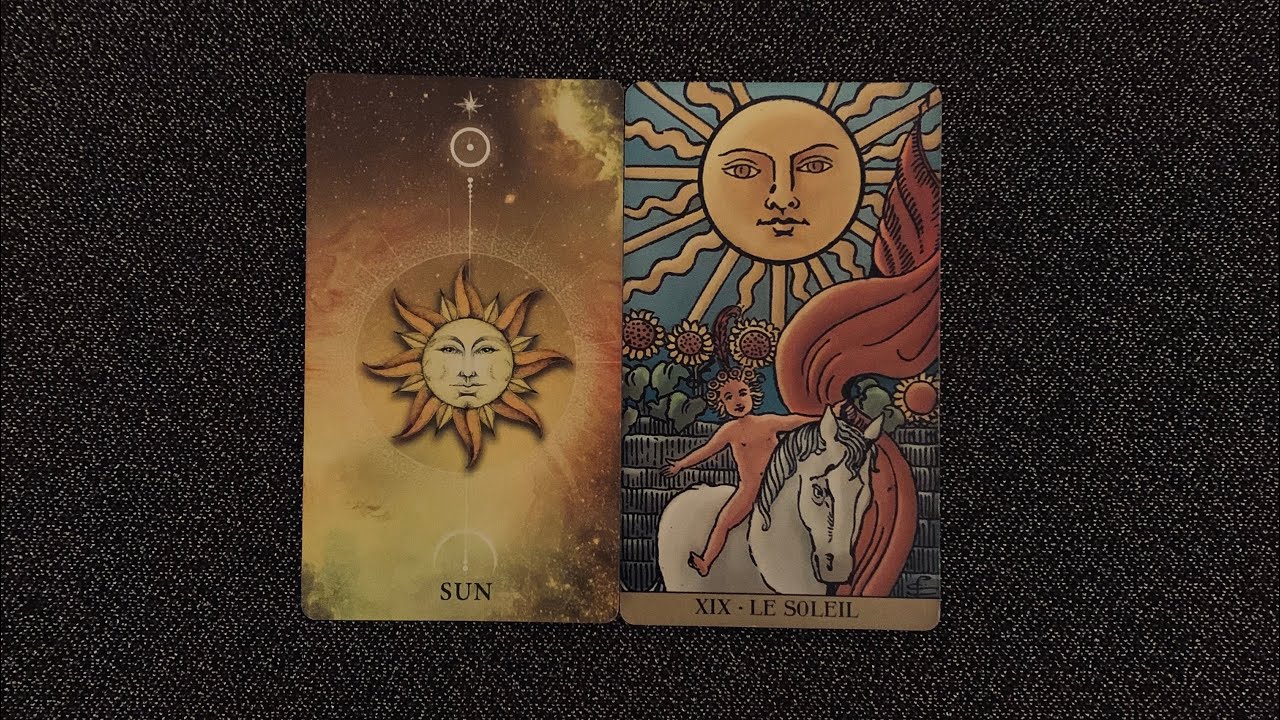 🌞 Sun & The Sun - Decan Planets & Major & Minor Arcana - All Zodiac ...