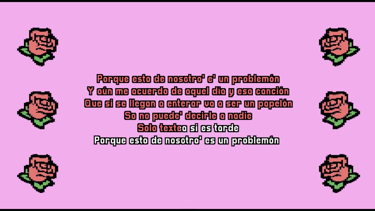 Alvaro Diaz x Rauw Alejandro - Problemón [Lyric Video] - YouTube