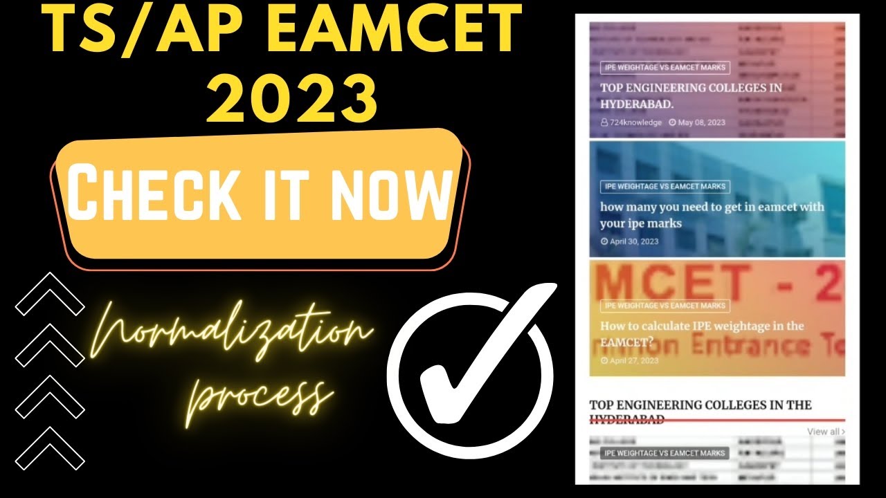 Eamcet 2023 Normalization|| TOP COLLEGES IN HYDERABAD|#engineeringcollege #eamcetresults # ...