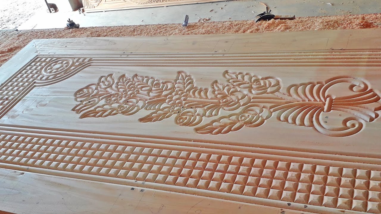 Incredible Modern Wooden Door Designing with CNC Router Machine ...
