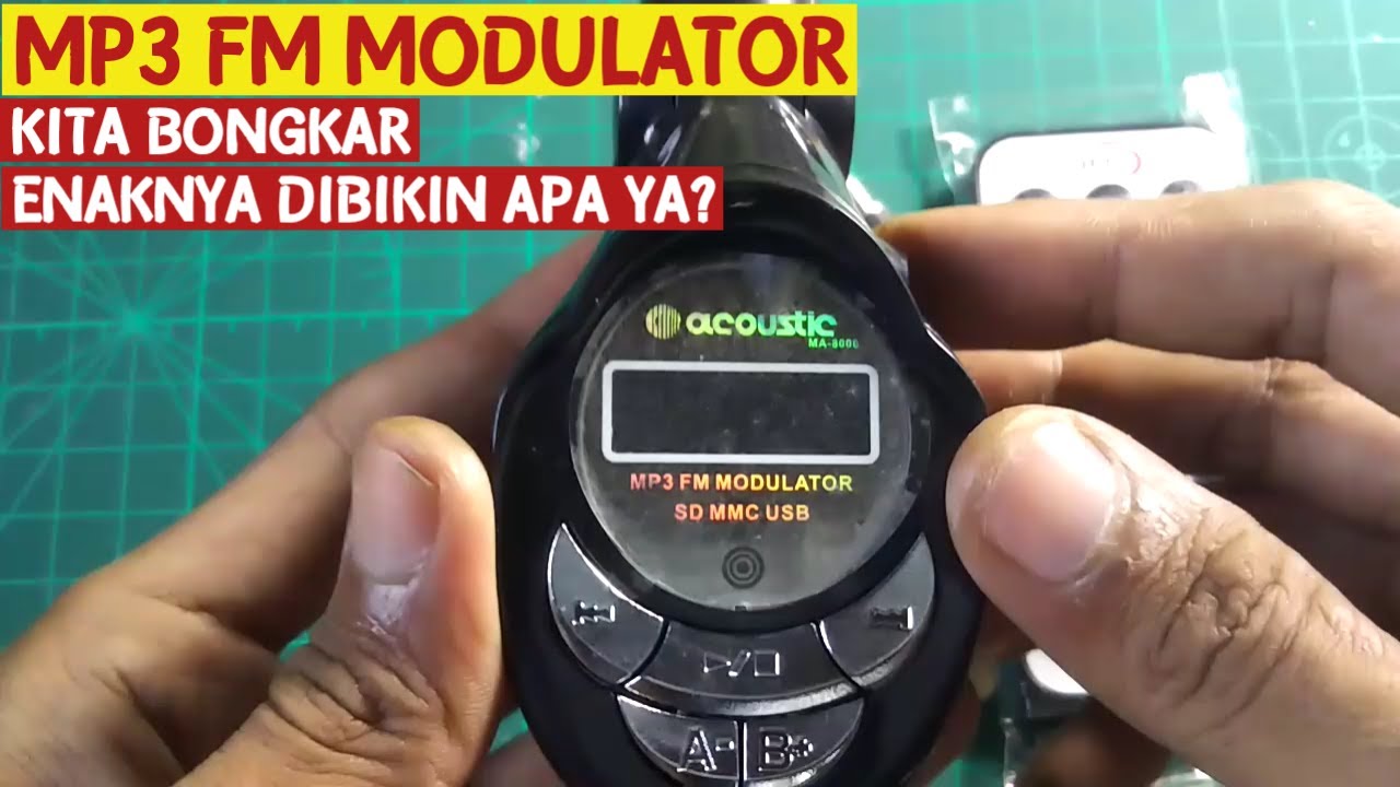 MODULATOR FM MP3 PLAYER | FM TRANSMITTER MUSIC MODULATOR - YouTube