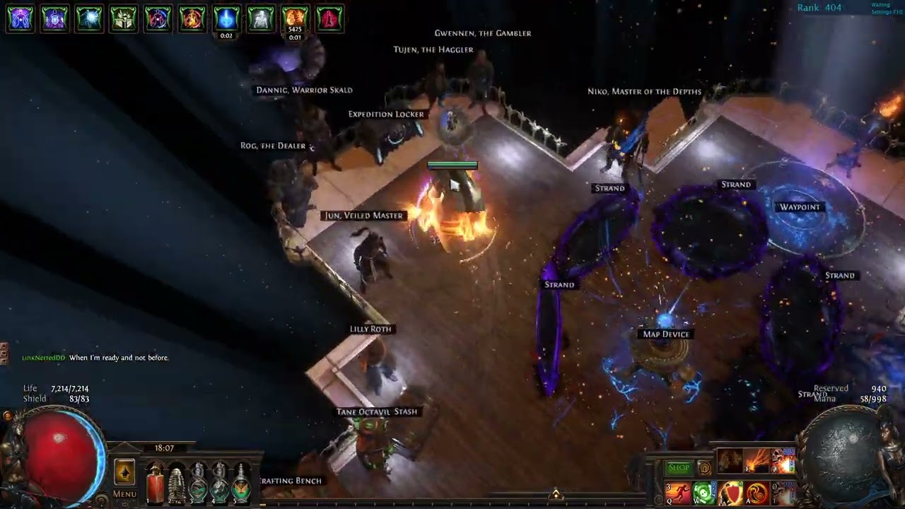 [3.17 Archnemesis HC] - Ignite DD Necromancer + Melding/Literal God ...