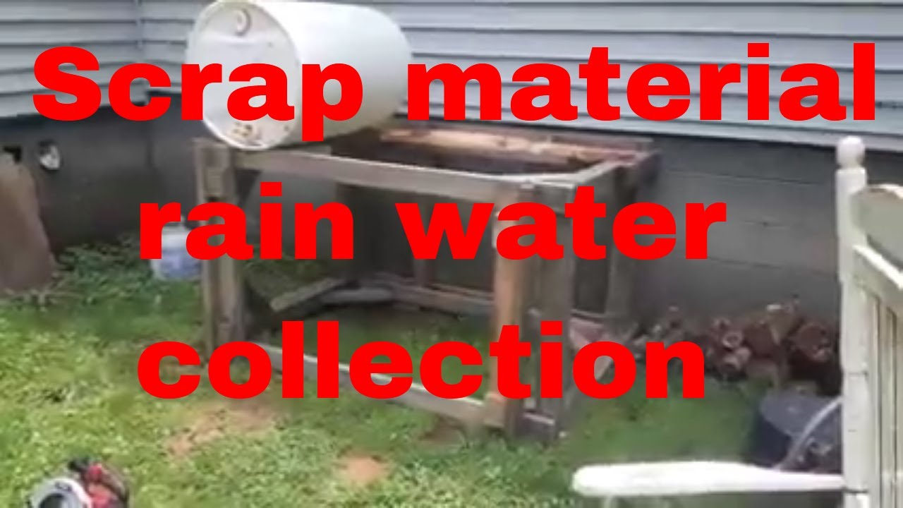 Water collection system build and goats, because goats are the G.O.A.T ...