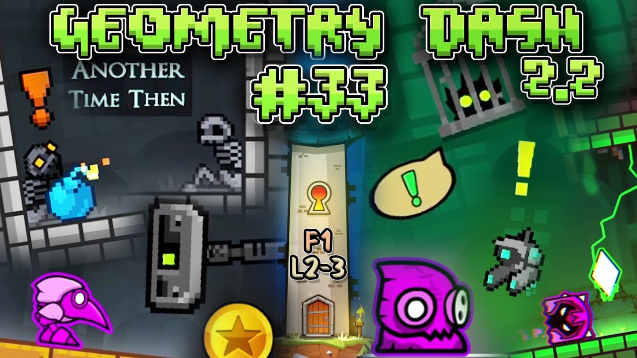 UN ROBOT PIRATA me ayuda en THE TOWER | GEOMETRY DASH 2.2 | #33 - YouTube