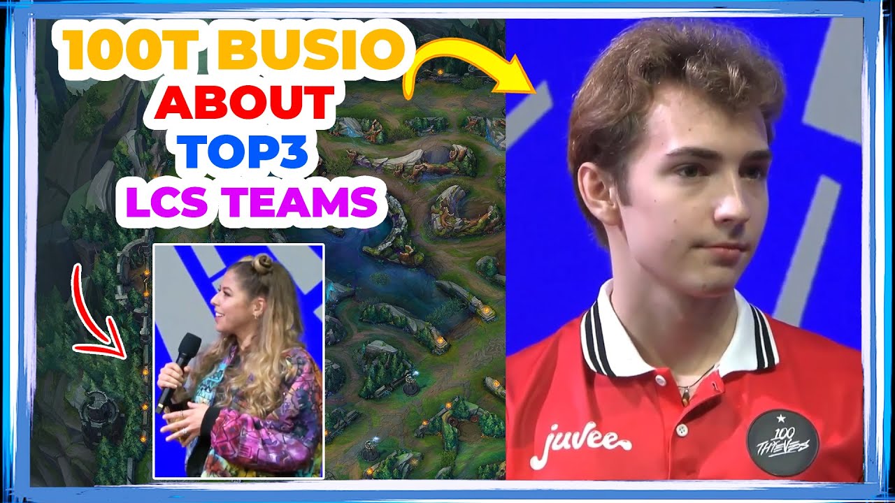100T Busio About Strongest LCS Teams 🤔 - YouTube