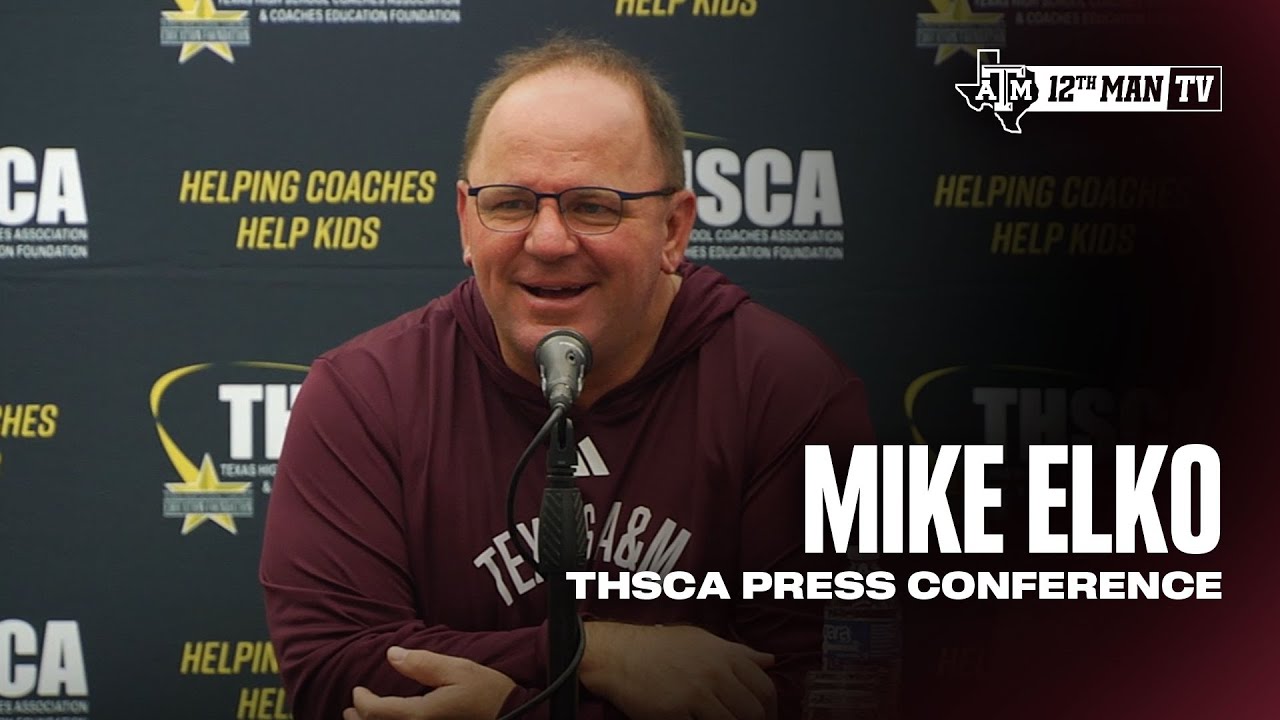 THSCA Press Conference: Mike Elko - YouTube