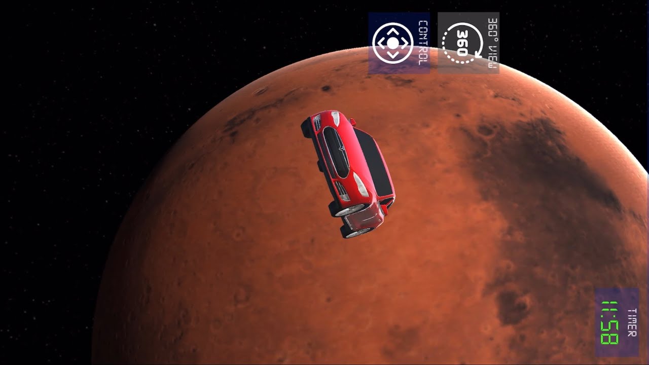 LAUNCHING TESLA INTO MARS ORBIT | SPACE ROCKET EXPLORATION - YouTube