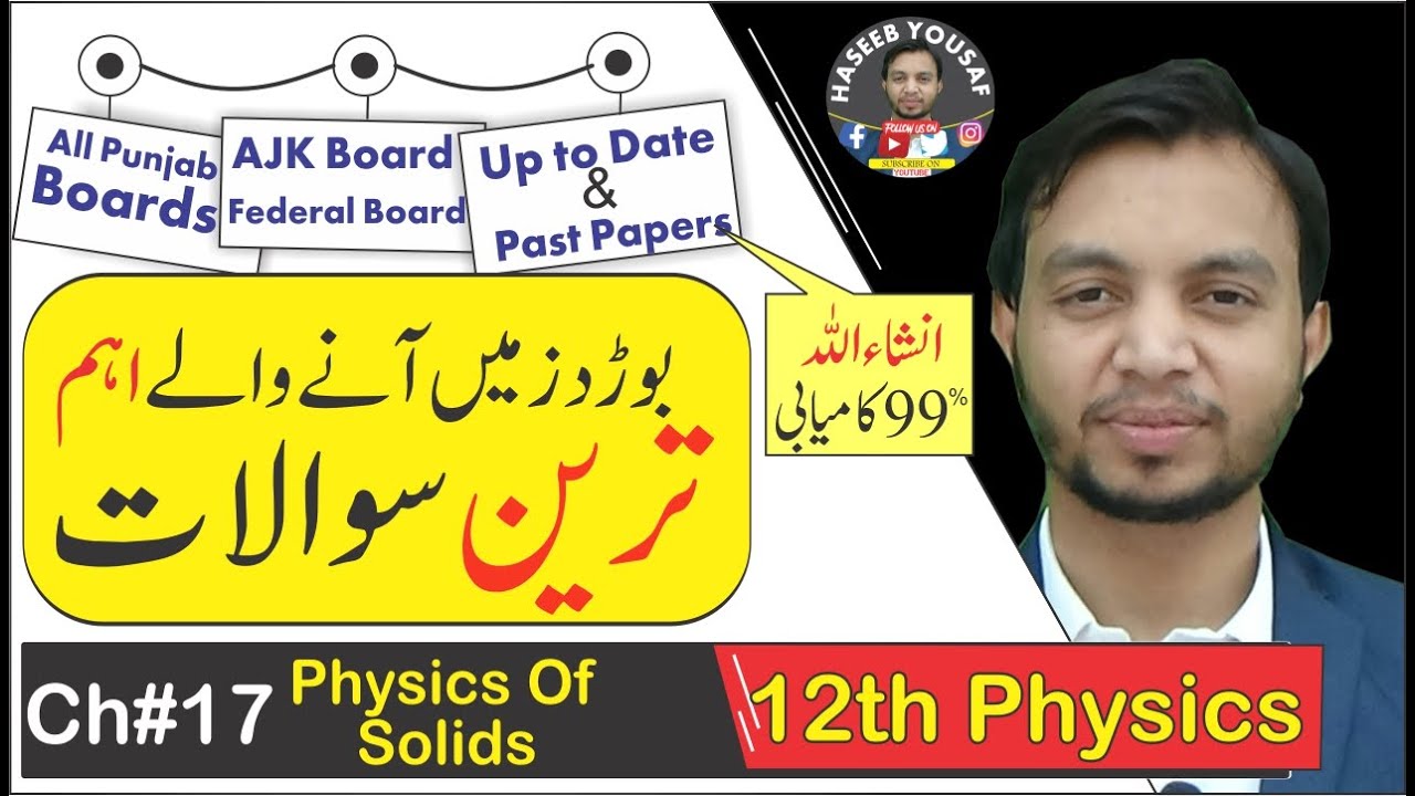 12th Class Physics || CH#17 || Important Short & Long Questions || By ...