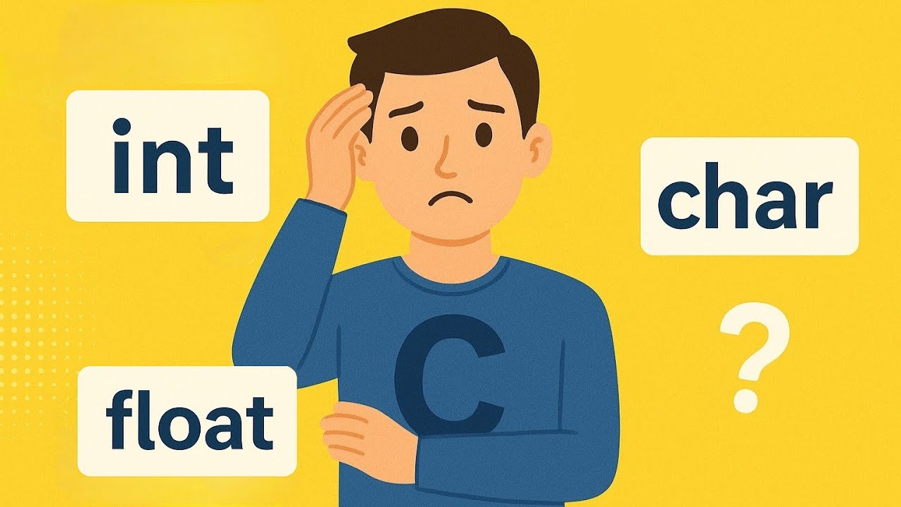 (int, float, char) C في Data Types أسهل شرح ل - YouTube