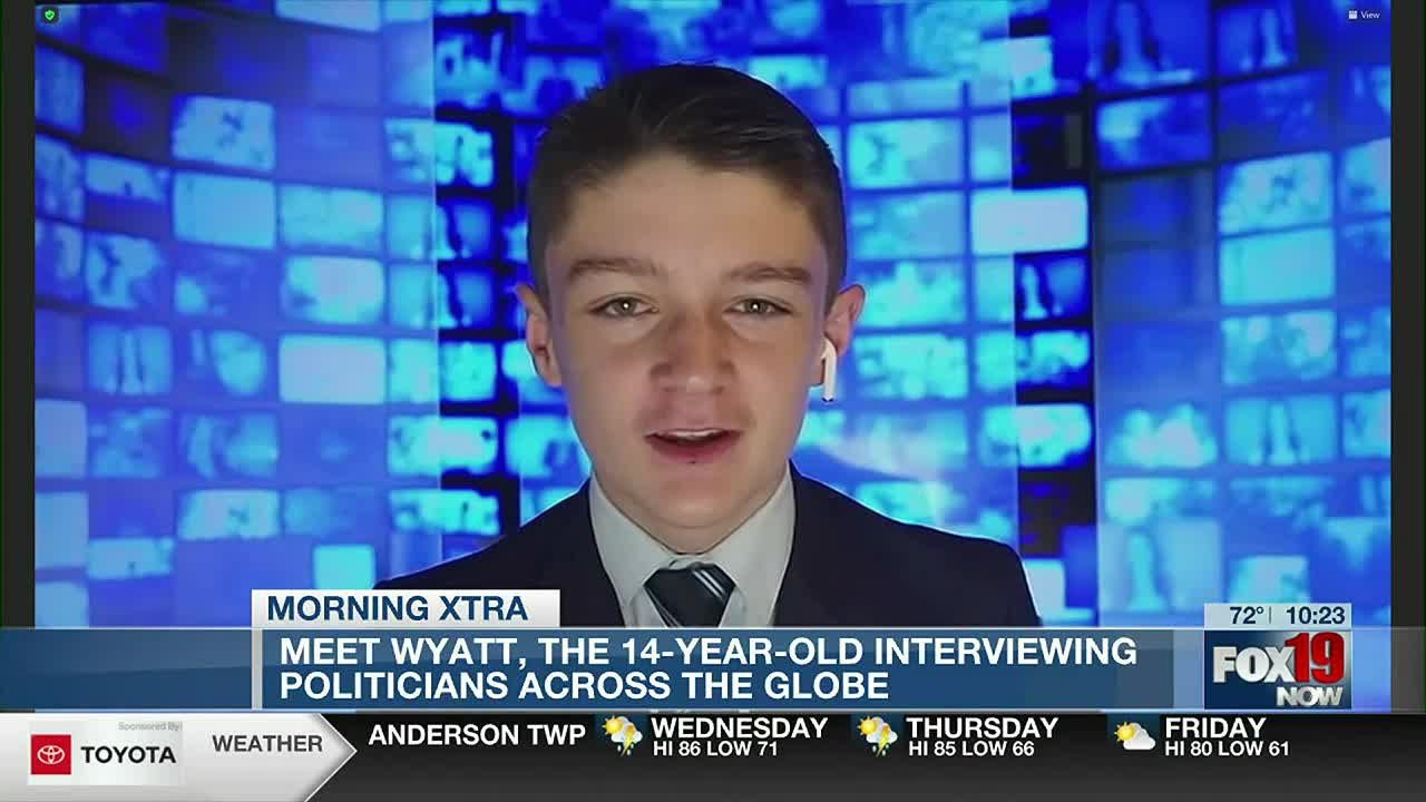 Meet 14-year-old Journalist Wyatt Sharpe - YouTube