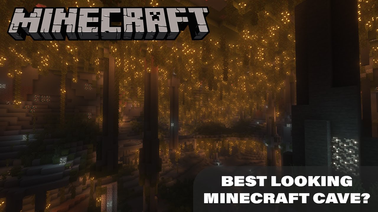 Minecraft - Best Looking Lush Cave Ever? (Unbound/Reimagined/Vanilla ...