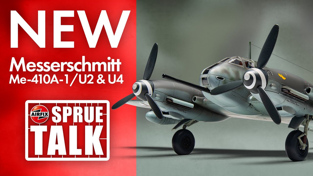 AIRFIX | Revealing the NEW Messerschmitt Me410A-1/ U2 & U4! Sprue Talk ...