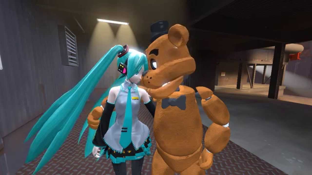 [FNAF][SFM] Freddy x Hatsune miku ( ͡° ͜ʖ ͡° ) Greetings my haters ...