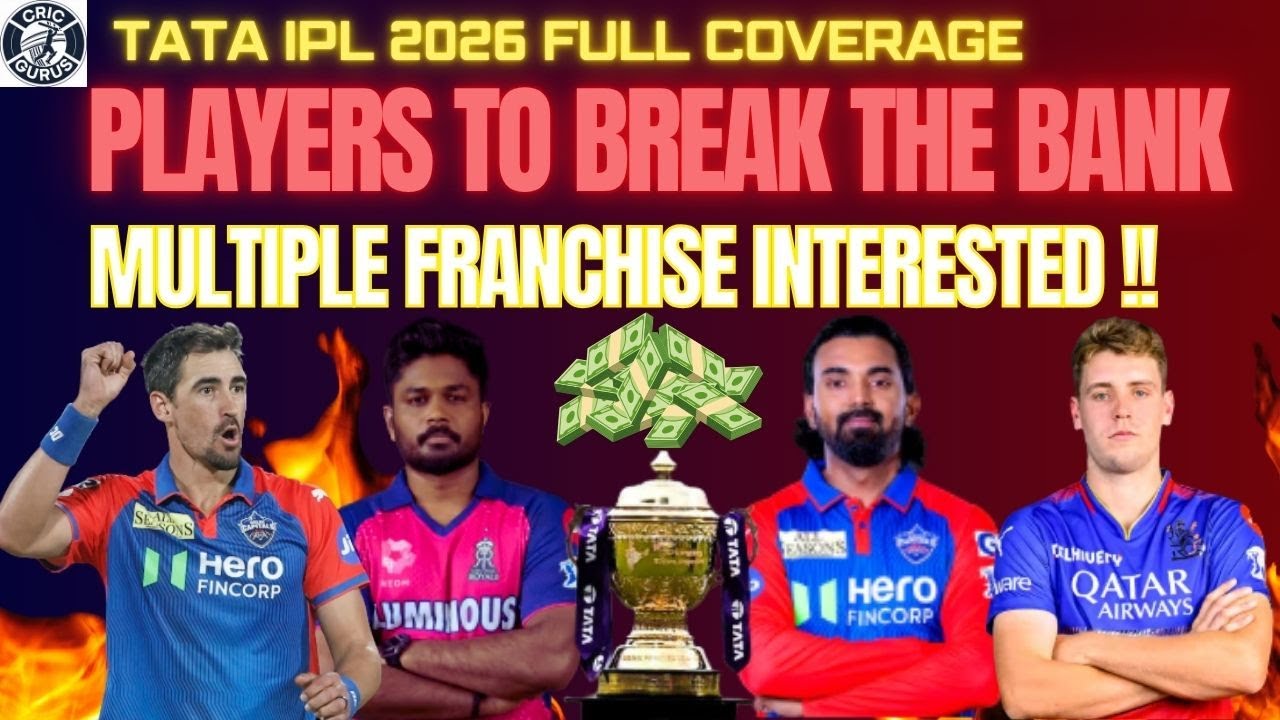 🔥 Top 3 Players Who’ll Break the Bank in IPL 2026 Mini Auction! | Cric ...
