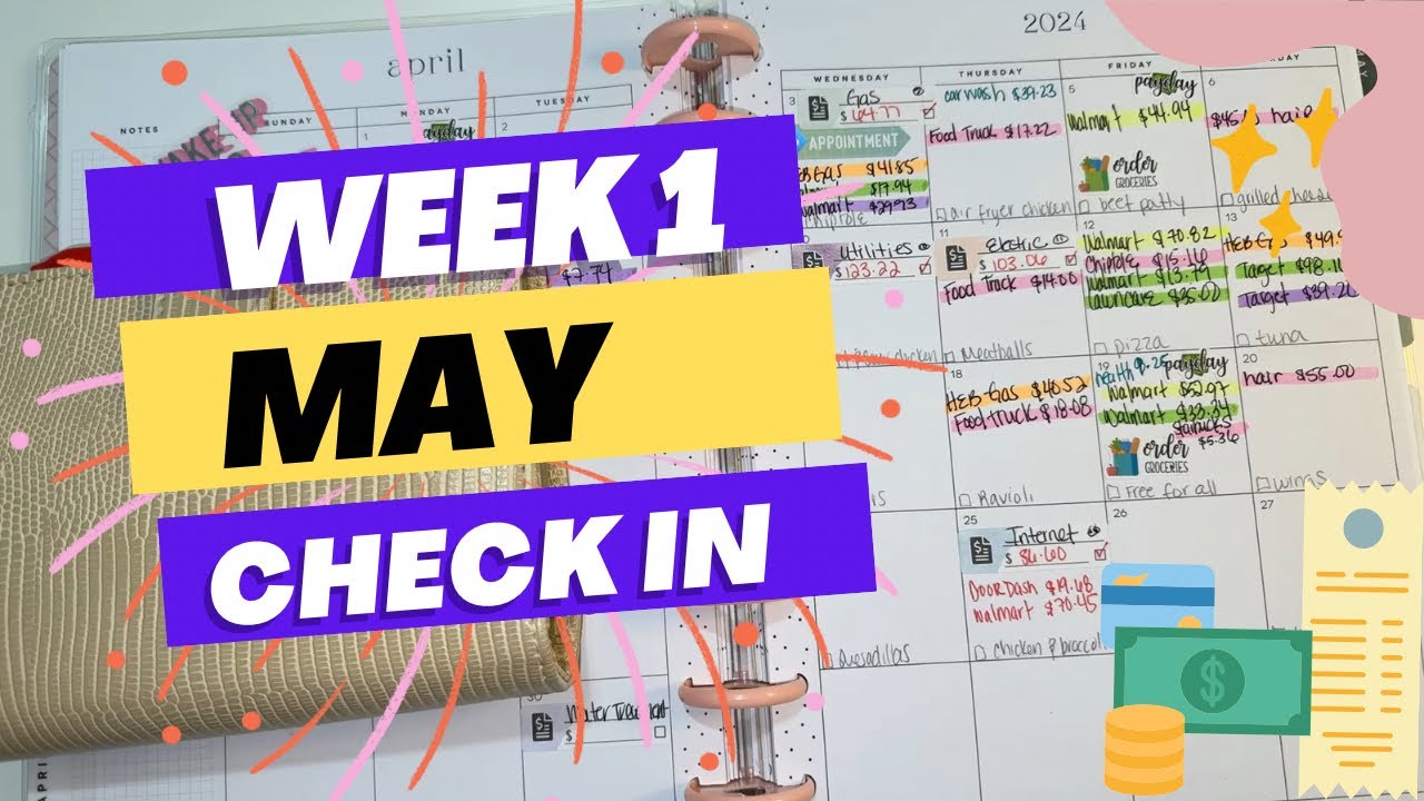 MAY WEEK 1 CHECK IN | WEEKLY SPENDING FOR A FAMILY OF 3 | CASHLESS ...