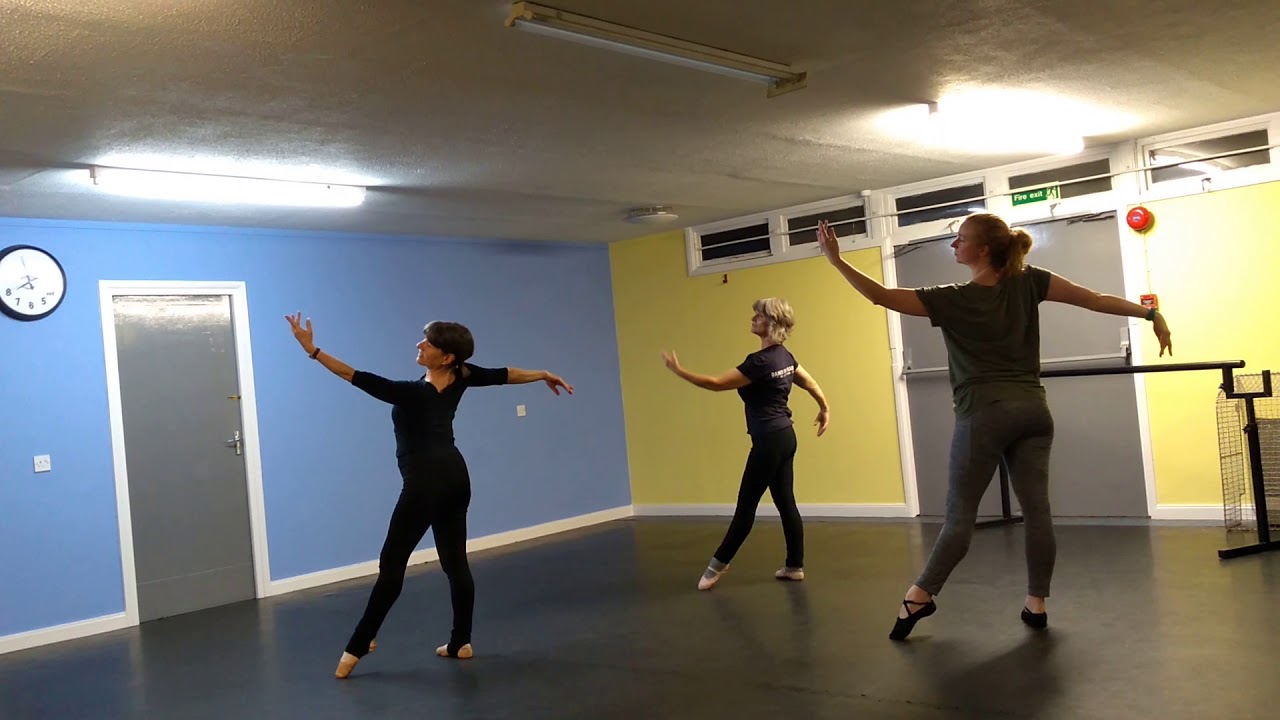 Adage - Wednesday Intermediate Adult Ballet Class - YouTube