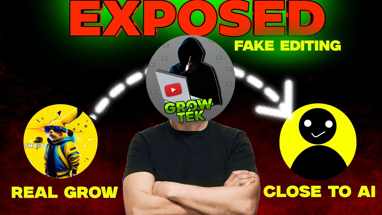 Don't watch @RealGrowYT @ClosetoAi Videos Fake editing Exposed - YouTube