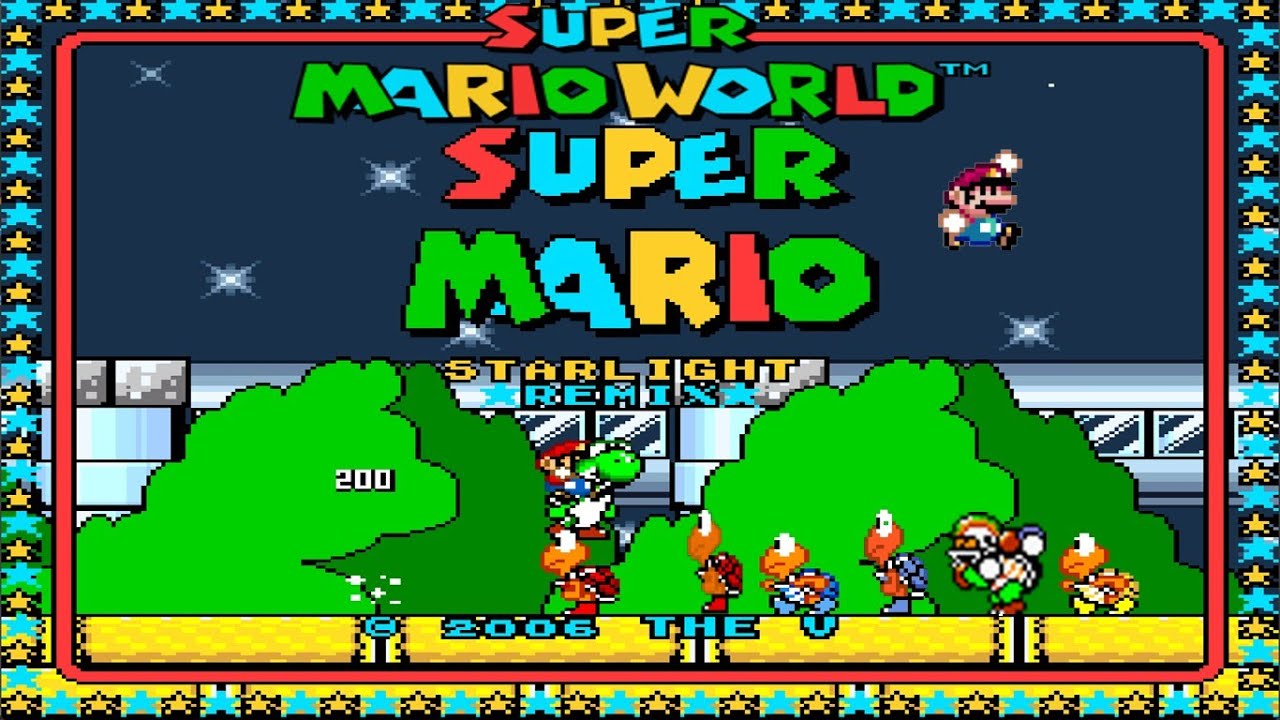 🔴 Super Mario World Starlight Remix!!! - YouTube
