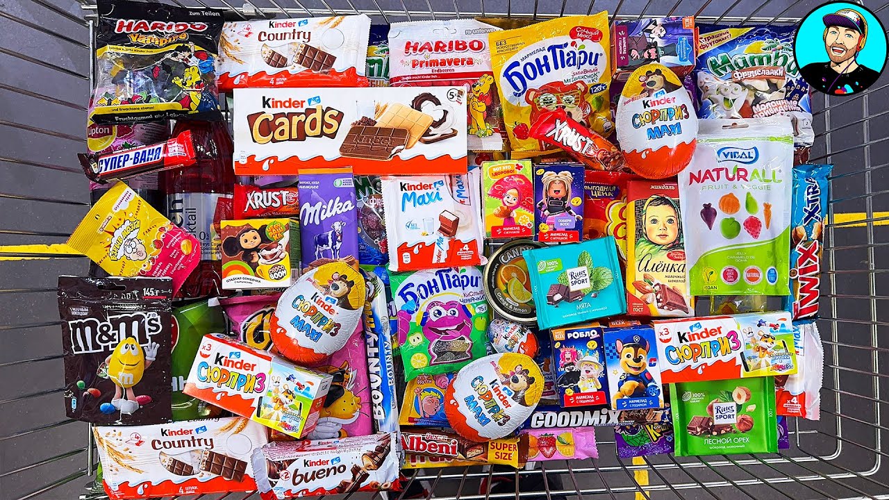 A Lot of Candy 2025 #33 Haribo, M&M's, Milka, Киндер Roblox, Щенячий ...