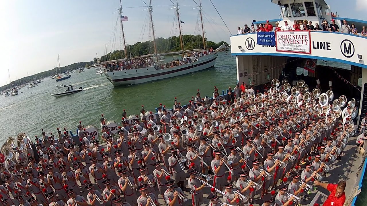 ULTIMATE BOAT RIDE with the OSU MARCHING BAND! - YouTube