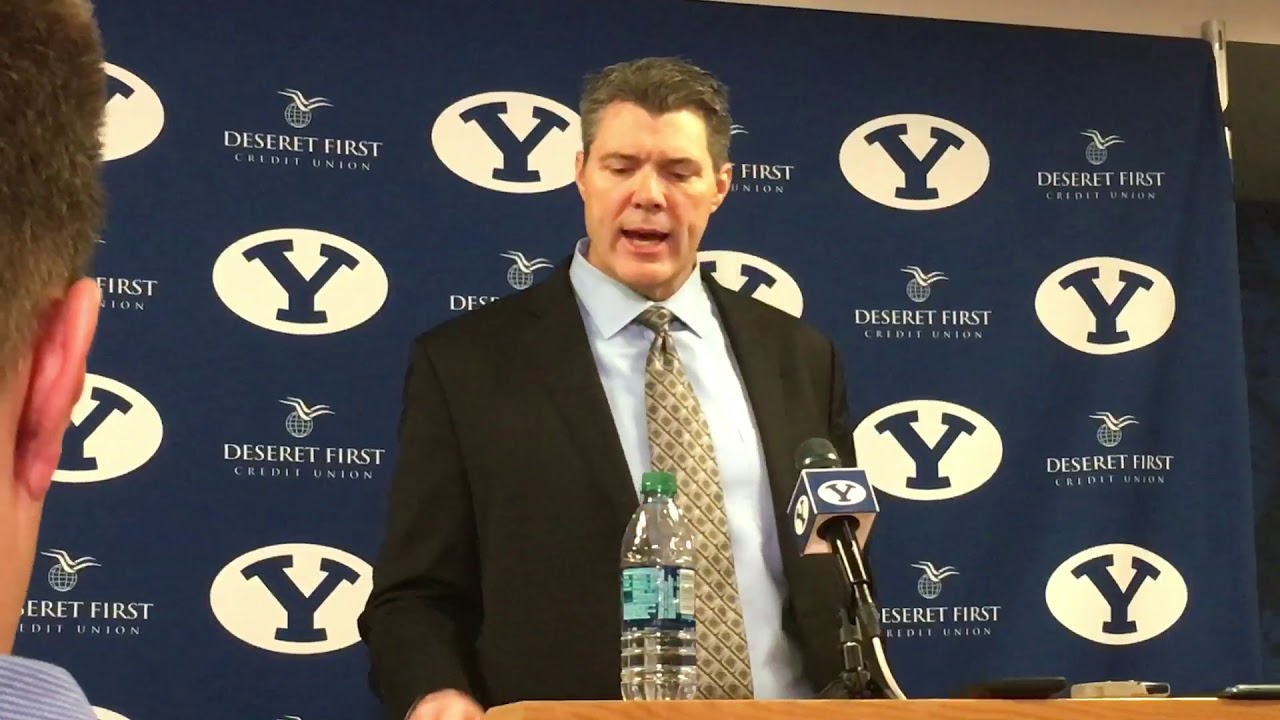 BYU Football - Jeff Grimes Introductory Press Conference - YouTube