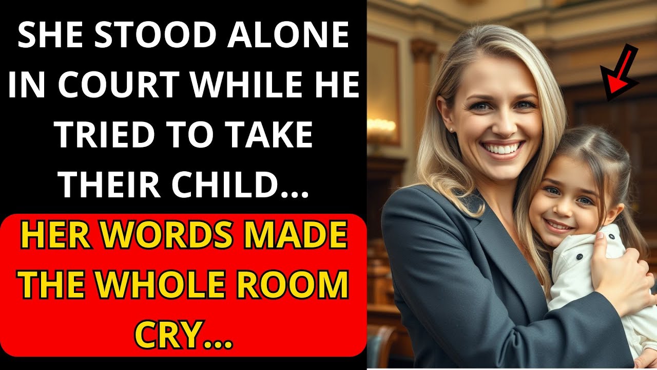 She Stood Alone in Court While He Tried to Take Their Child...Her Words ...