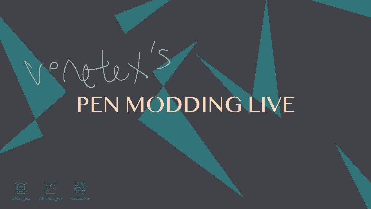 PEN MODDING LIVE 7 - The Menowa* Emboss - YouTube