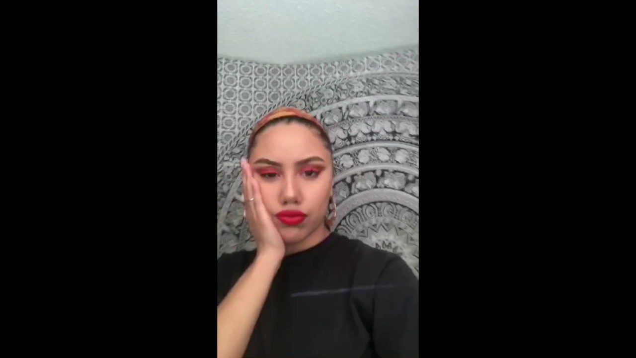 All Red Everything Makeup Look - YouTube