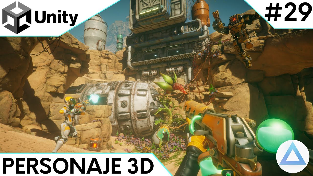 CREA un VIDEOJUEGO de DISPAROS en Unity Tutorial🔫/Animar Personaje 3D ...