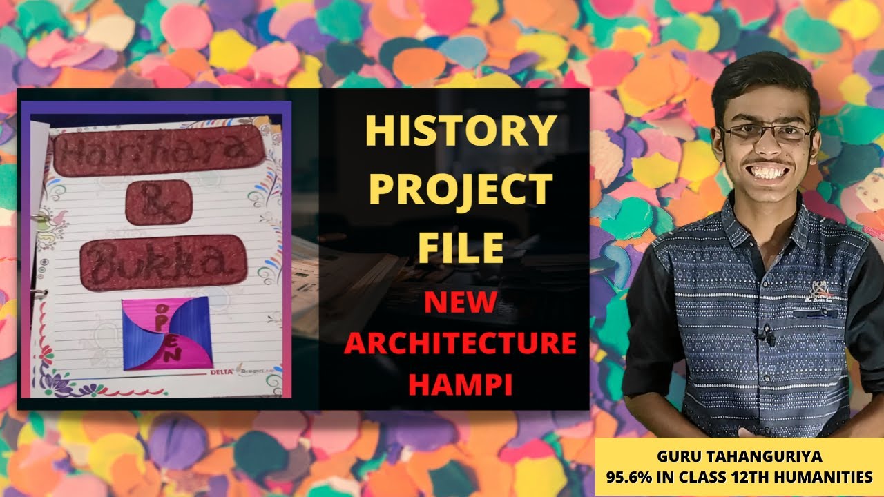 History Project File | Vijaynagara Empire | New Architecture Hampi ...