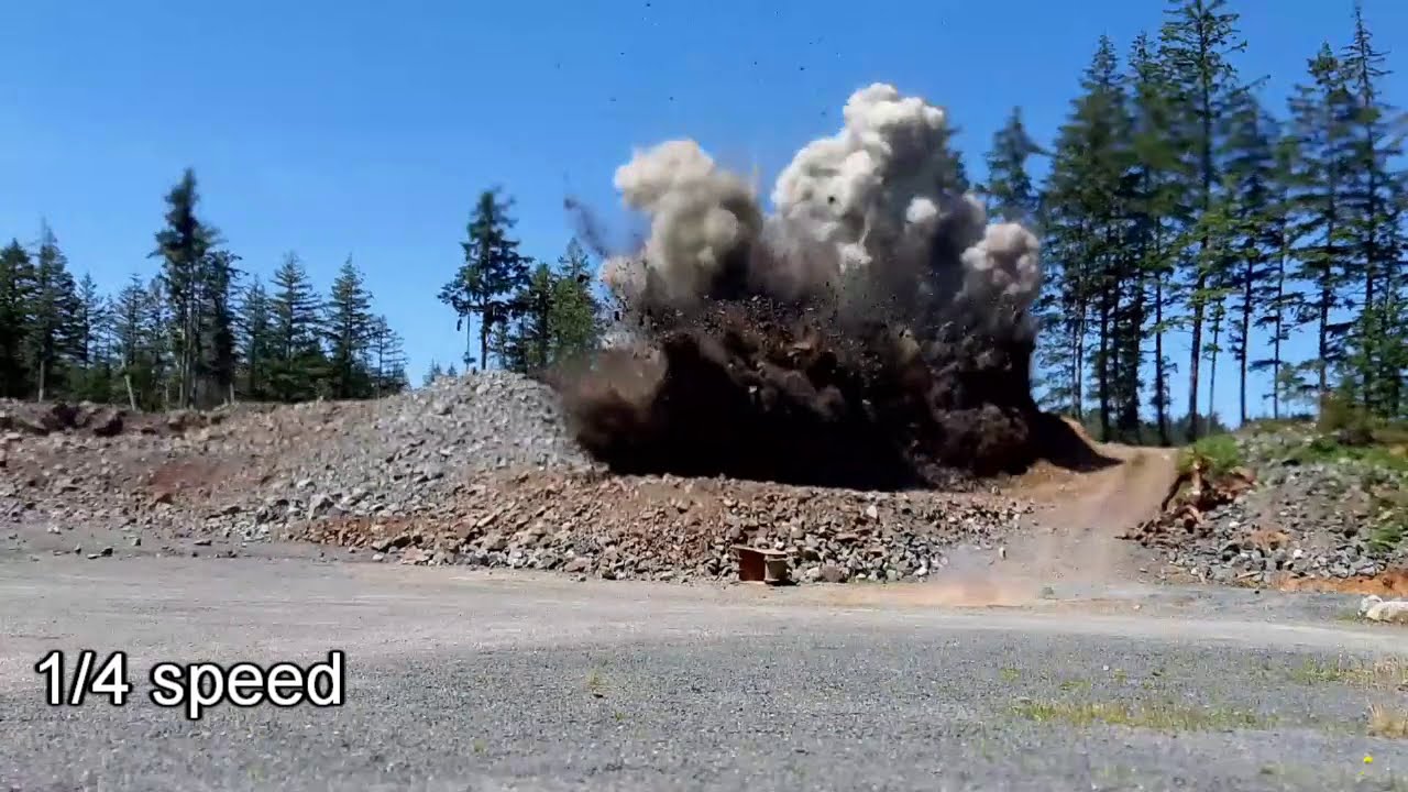 Quarry blasting 2020 - YouTube