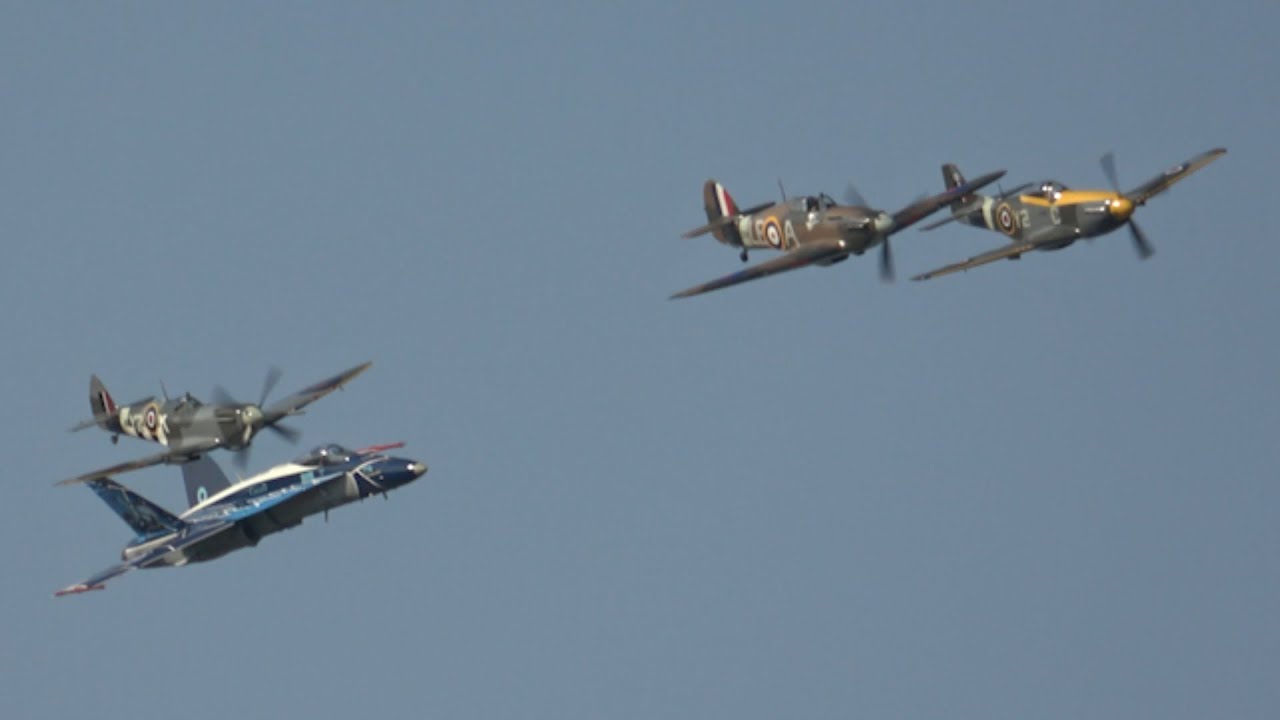Royal Canadian Victory Flight - Oshkosh 2024 - YouTube