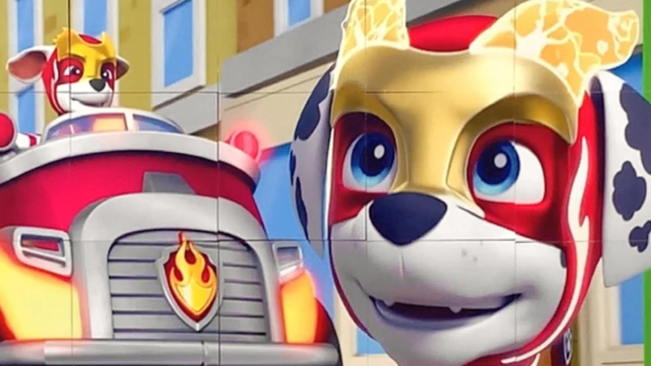 Red Hot Marshall Rescues! | PAW Patrol | Puzzle for kids and for fun ...