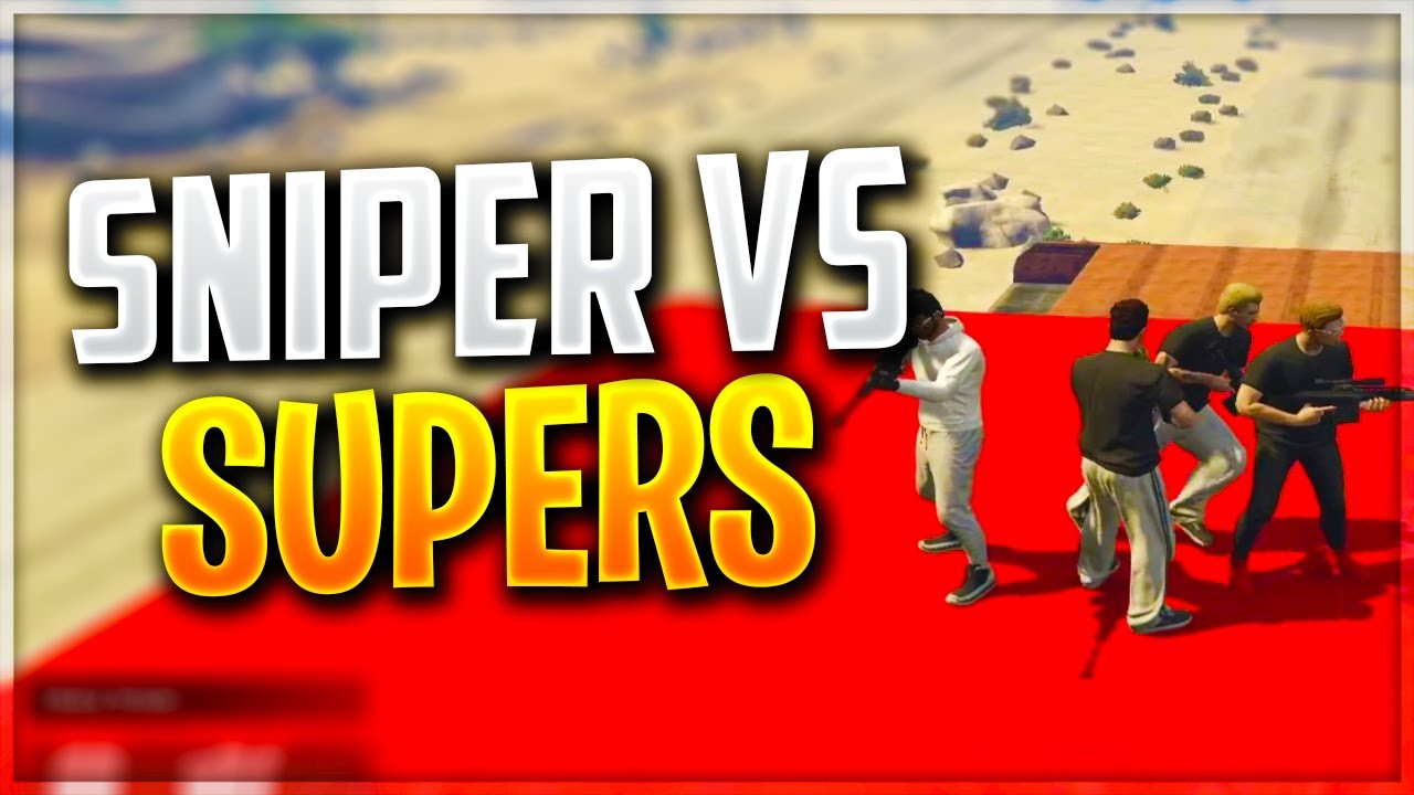 GTA5 EPIC! RPG VS INSURGENT & SNIPER VS SUPER! - YouTube