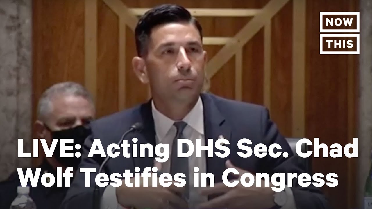 Acting DHS Sec. Chad Wolf Testifies before the Senate on Portland ...
