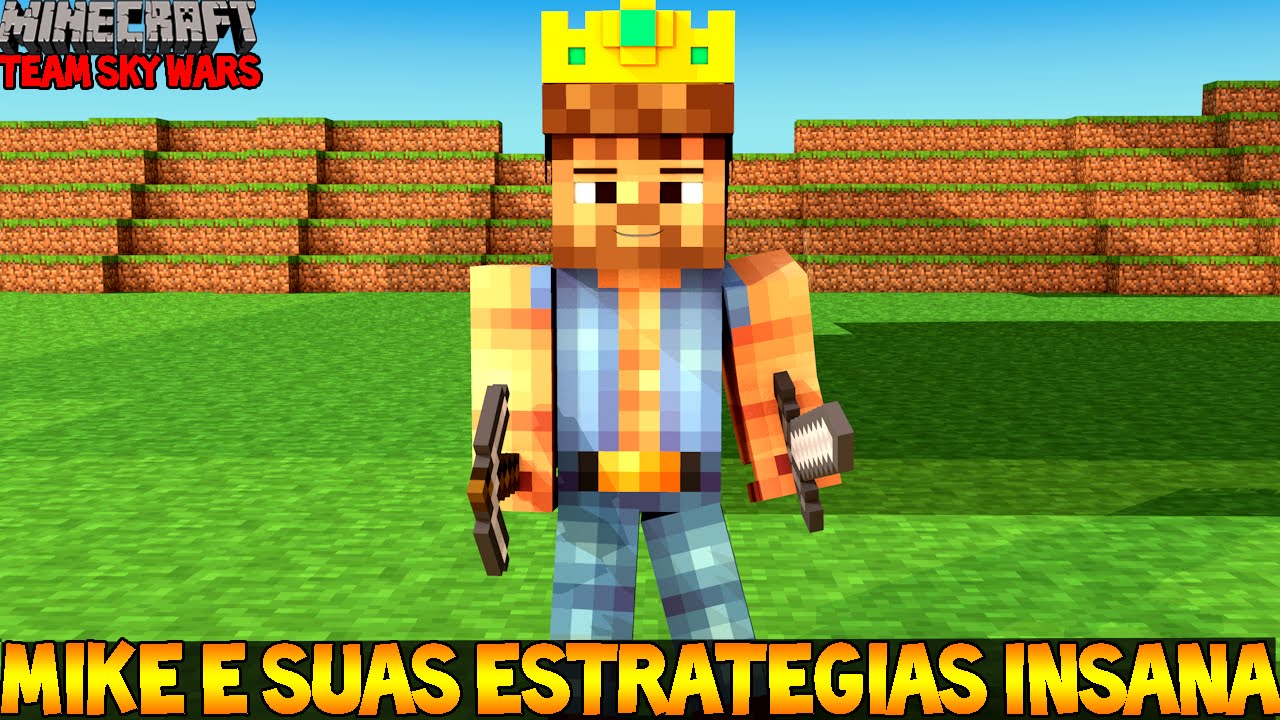 Minecraft - TEAM SKYWARS - Mike e Suas Estratégias Insana! - YouTube