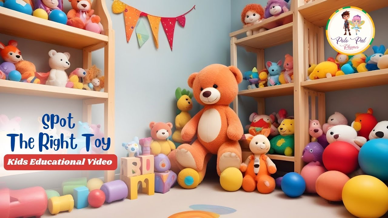 Spot the Right Toy Educational Video | Kids Activity | Polo Pal Rhyme # ...